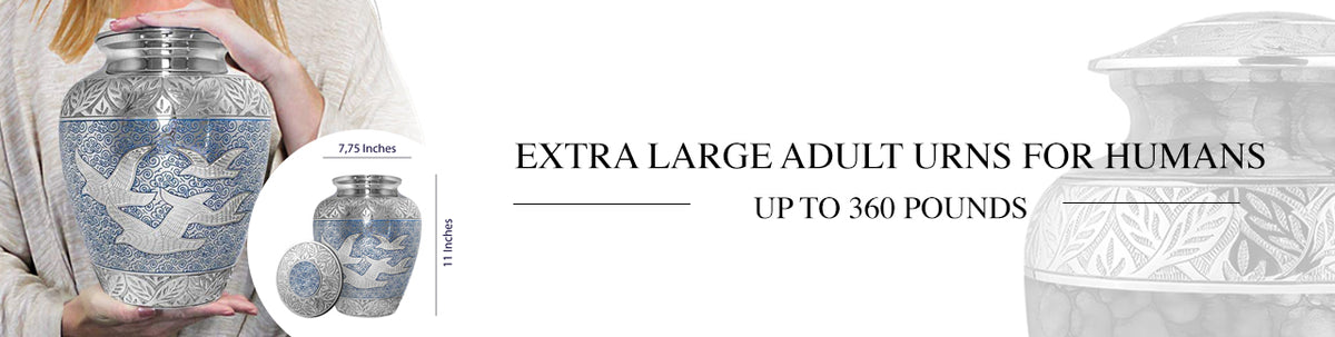 Extra Large Cremation Urns | For Human Ashes | Large Urns – Trupoint ...